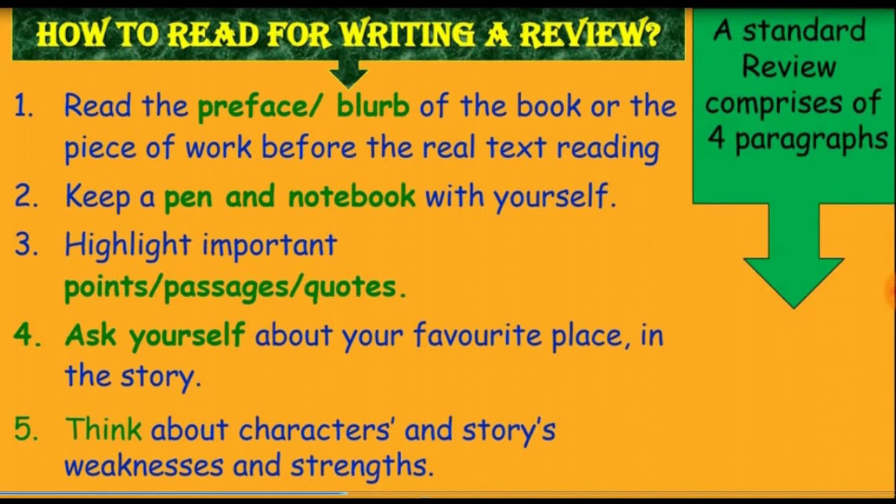 What is Reviwe Writing and How to do it? - YouTube