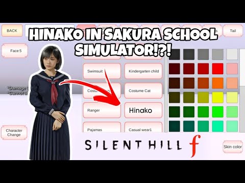 Hinako Silent Hill f Sakura School Simulator Character!😱