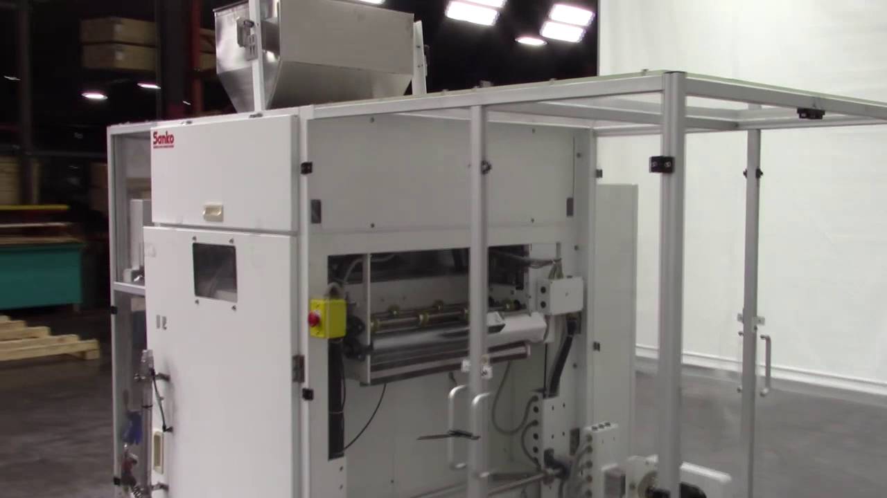 Sanko FC1000-C16L Filling Sealing Machine C6955 - YouTube