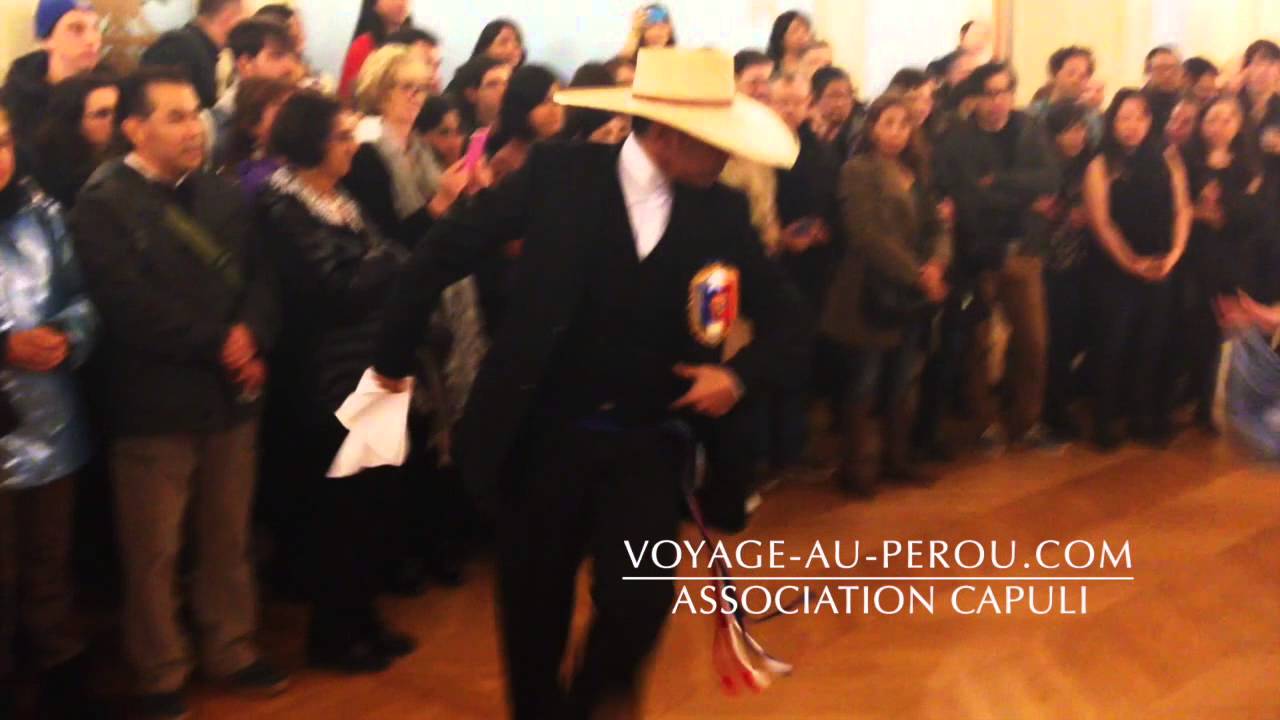 Danse péruvienne Marinera à Paris pour la Fête du Pisco - YouTube