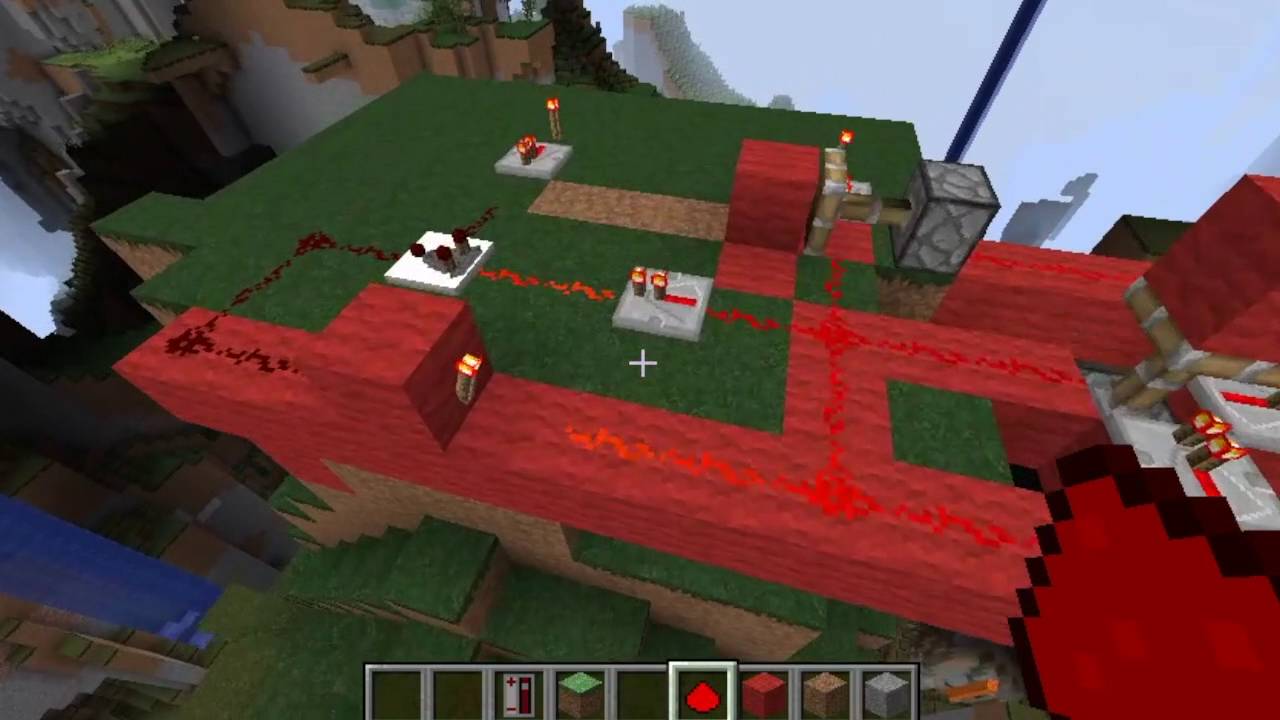 Minecraft Let's Invent | Episode --- Auto Stopping Block Placer - YouTube