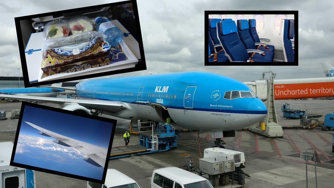 Flight Report │ AMS-PTY │ KLM B777-200 new Economy - YouTube