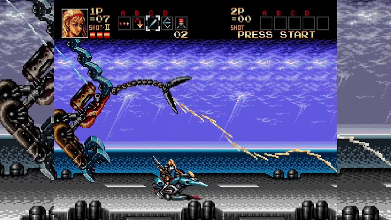 Contra: the Hard Corps (j), Sheena, no damage, путь 2-1. Прохождение ...