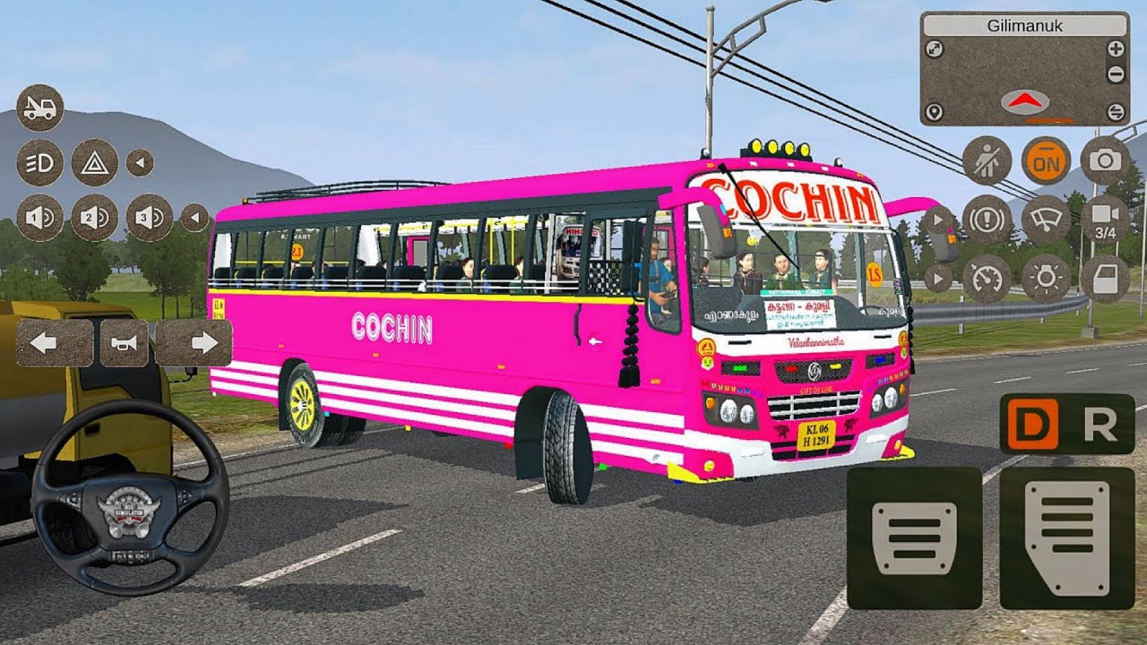 Kerala Bus Mod In Bus Simulator Indonesia - Bussid Bus Mod - Bus game ...