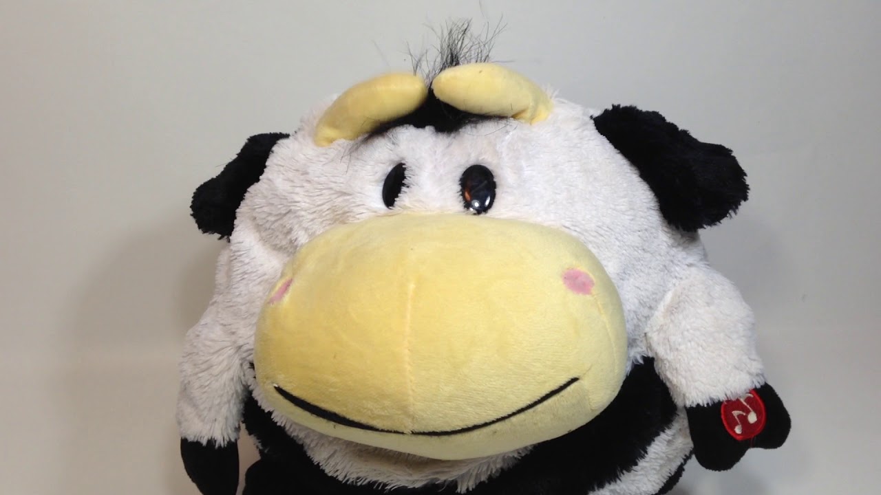 Mushabelly Wiggle Ears Sosie Cow ULTRA RARE Plush Talking Singing - YouTube