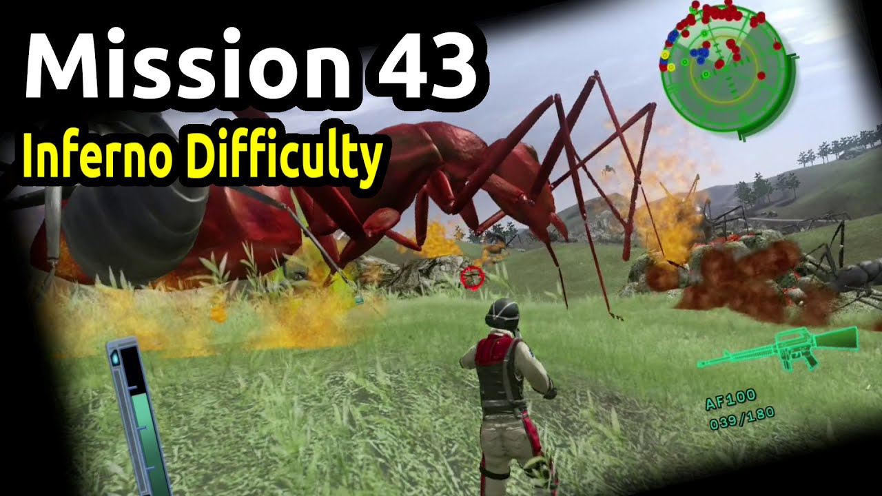 Earth Defense Force 2017 - Mission 43 - Inferno Difficulty - (Xbox 360 ...