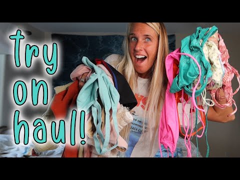 GIGANTIC Clothing & Bikini Haul!!! (LuLu Lemon, Free People, Urban Outfitters, Benoa Swim, & more!!)
