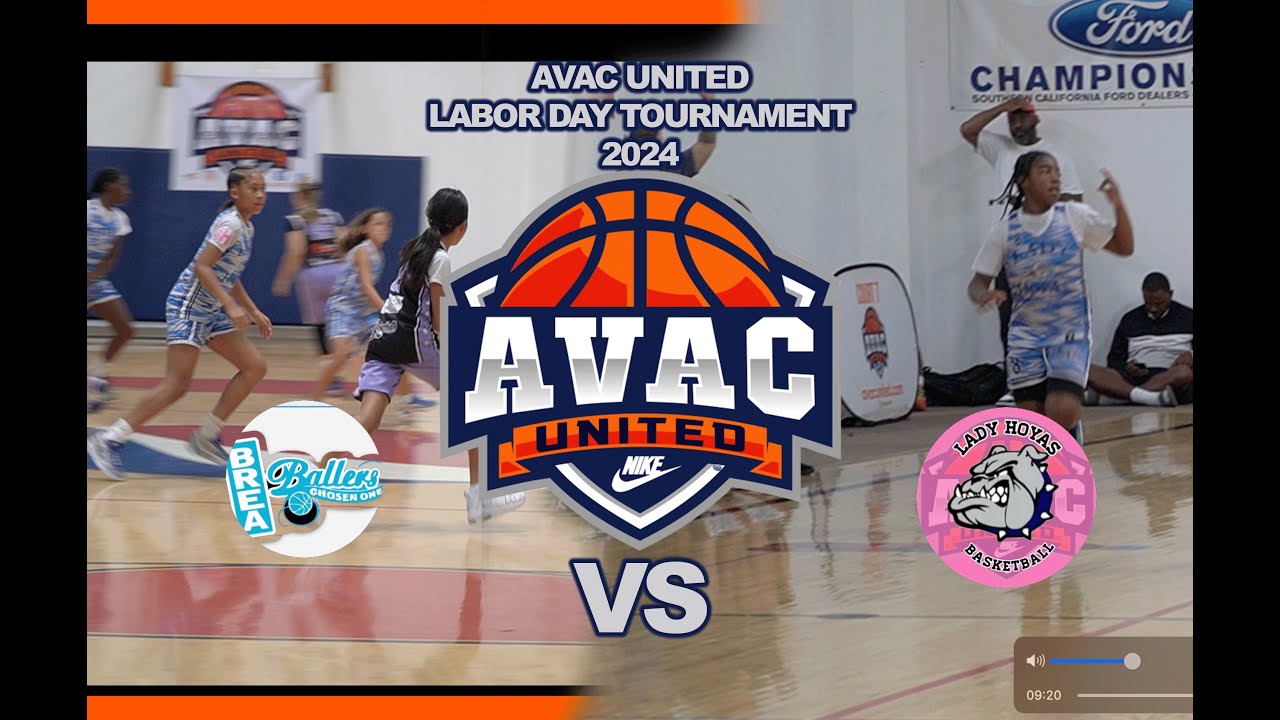 Lady Hoyas vs Brea ballerz | AVAC United Labor Day Tournament | 5th ...