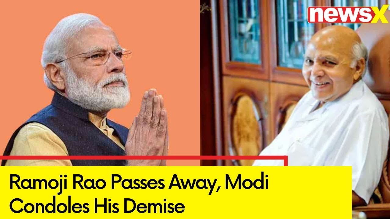Ramoji Rao Passes Away | Modi Condoles His Demise | NewsX - YouTube