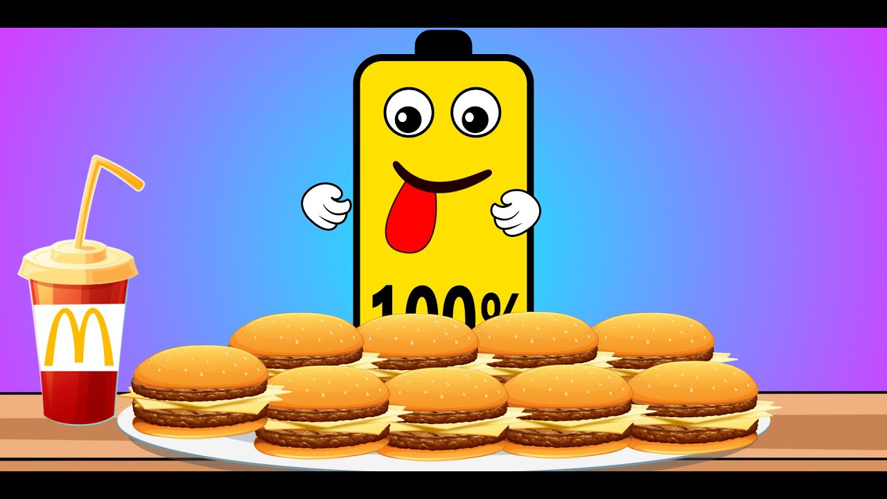 Are You Hungry 🤤 ? Asmr eating sounds | Battery Charging Animation ...