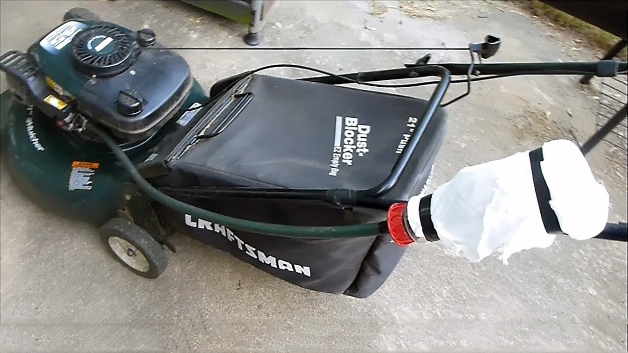 Lawn Mower Cold Air Intake - YouTube