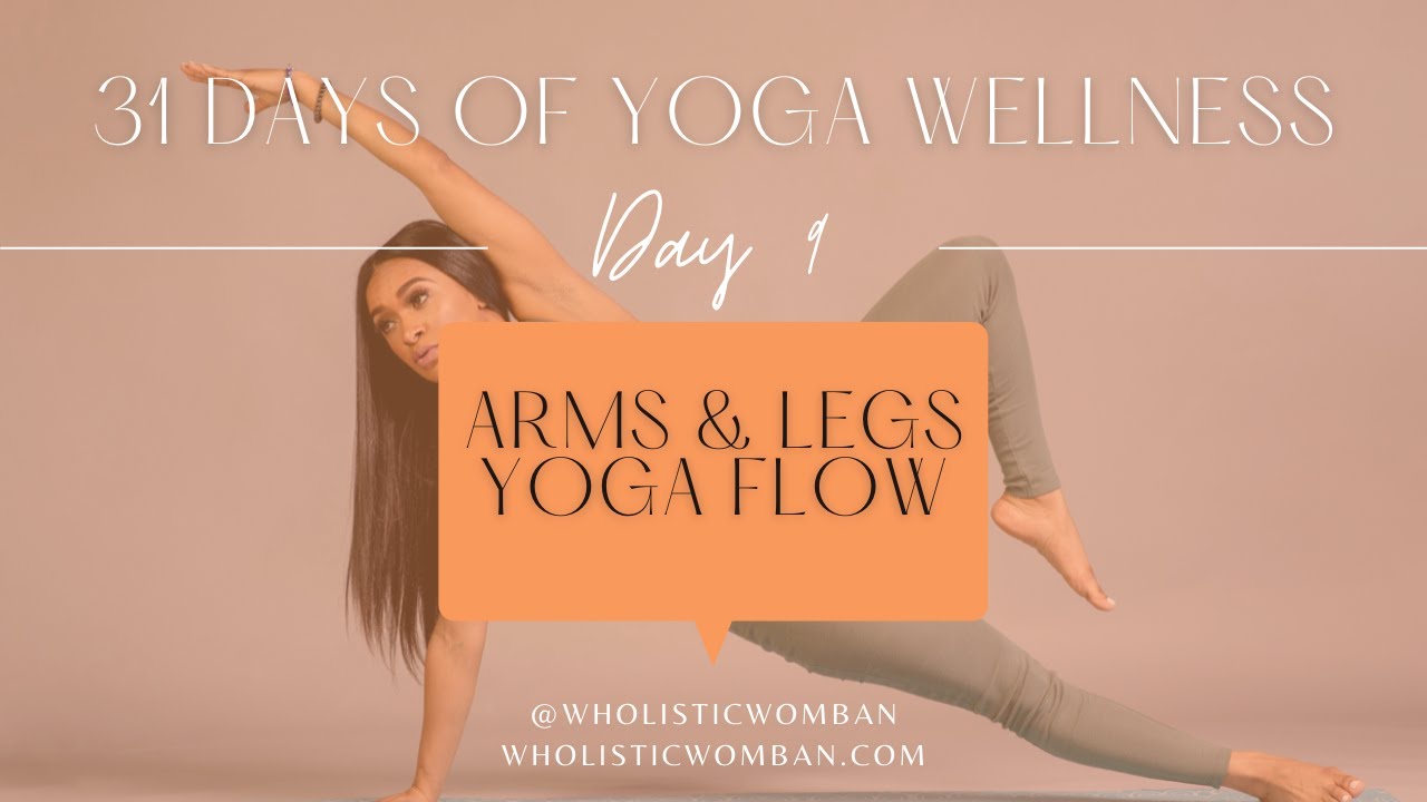 Day 9: 15 min Sculpt/HITT Yoga | Yoga for Arms & Legs | Yoga for Toning ...