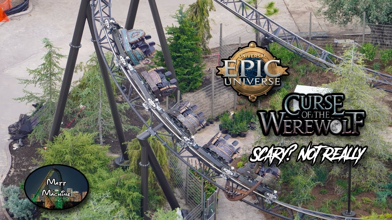Curse of the Werewolf Roller Coaster Review | Epic Universe's Family ...