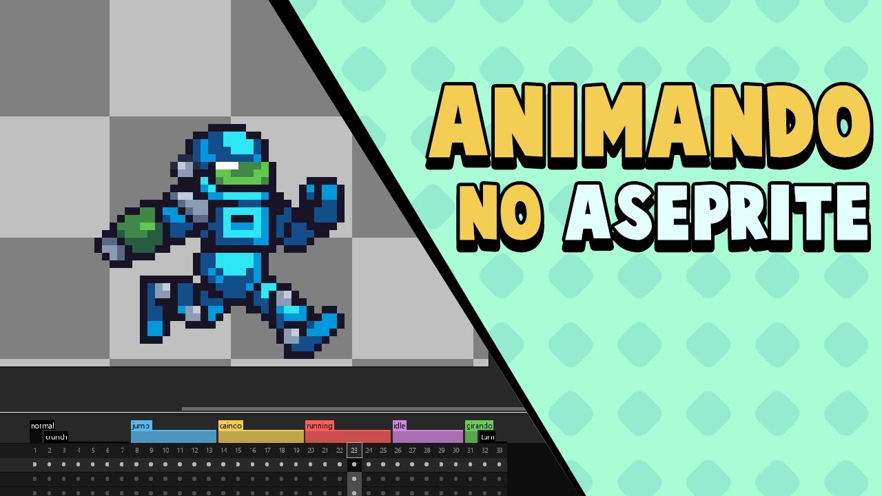 [Tutorial] Como fazer animação no Aseprite - YouTube