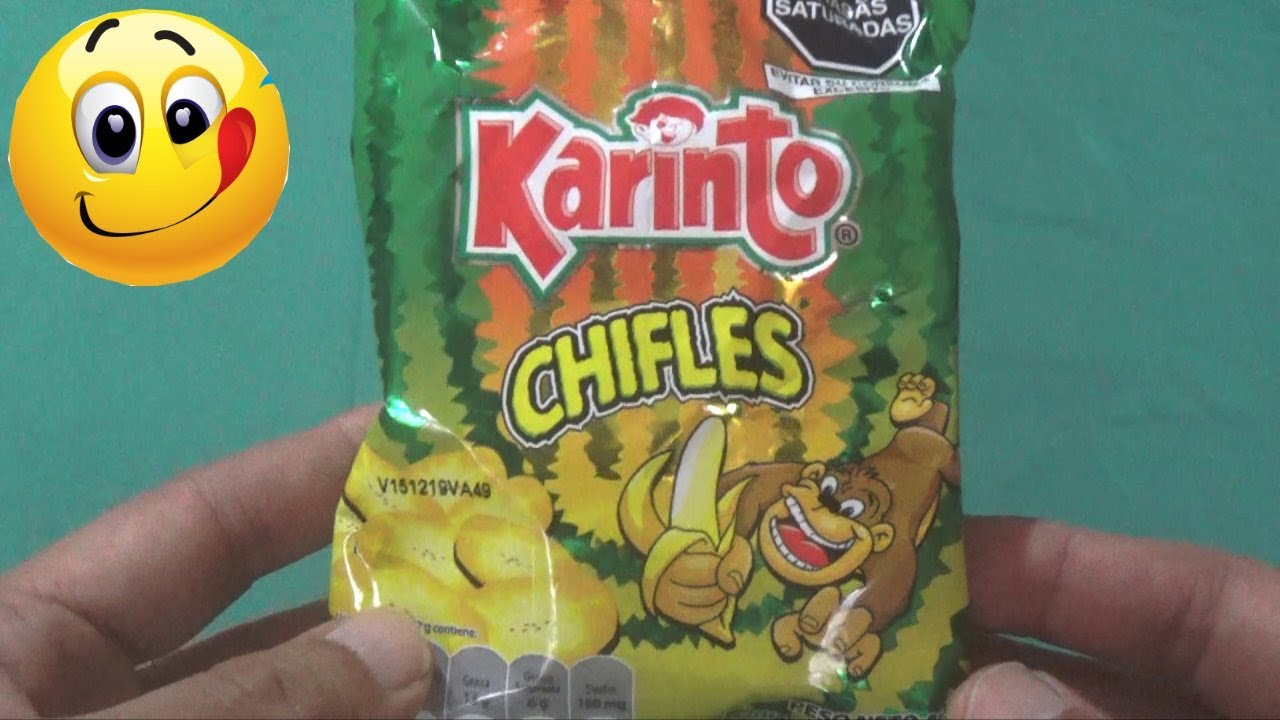 PROBANDO CHIFLES de la MARCA KARINTO (PLATANO FRITO) - YouTube