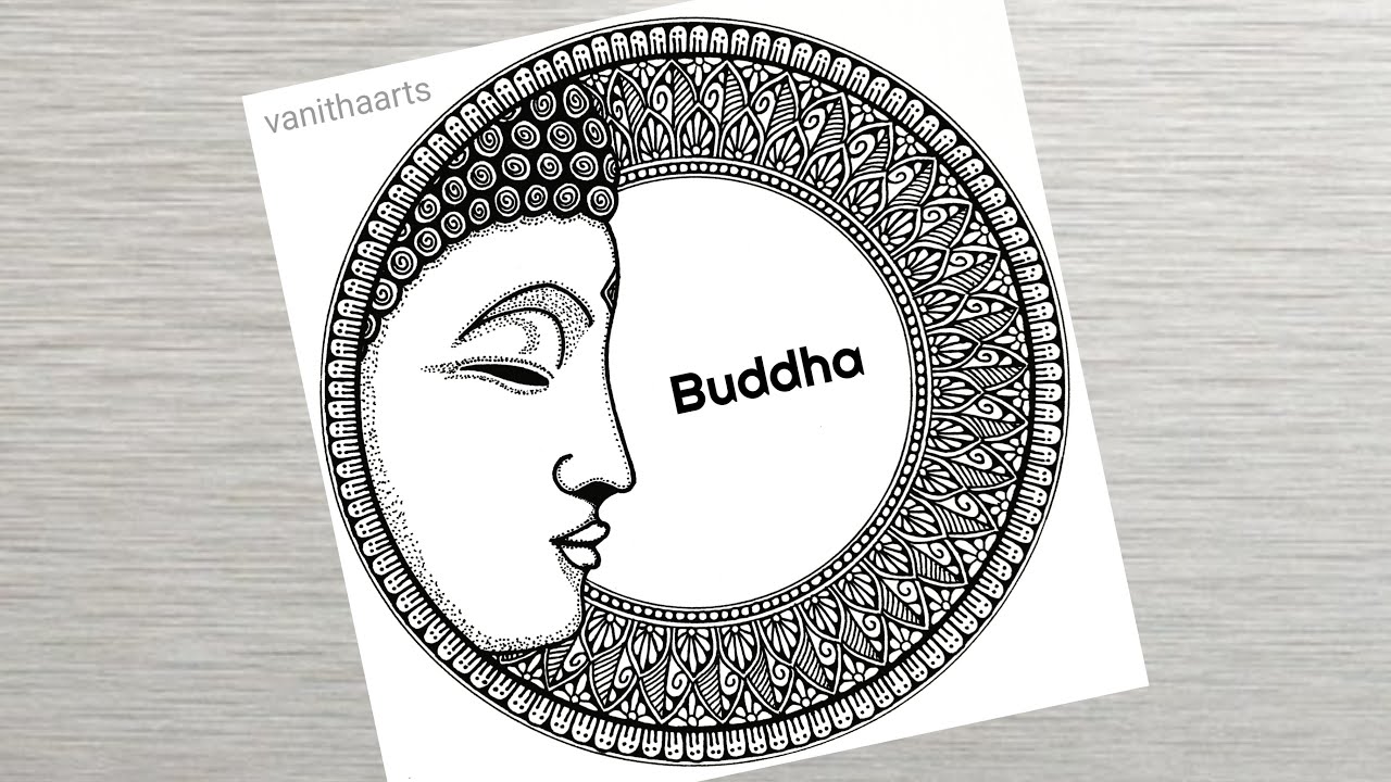 How to draw Mandala for Beginners | Buddha Mandala Art Step-by-Step ...