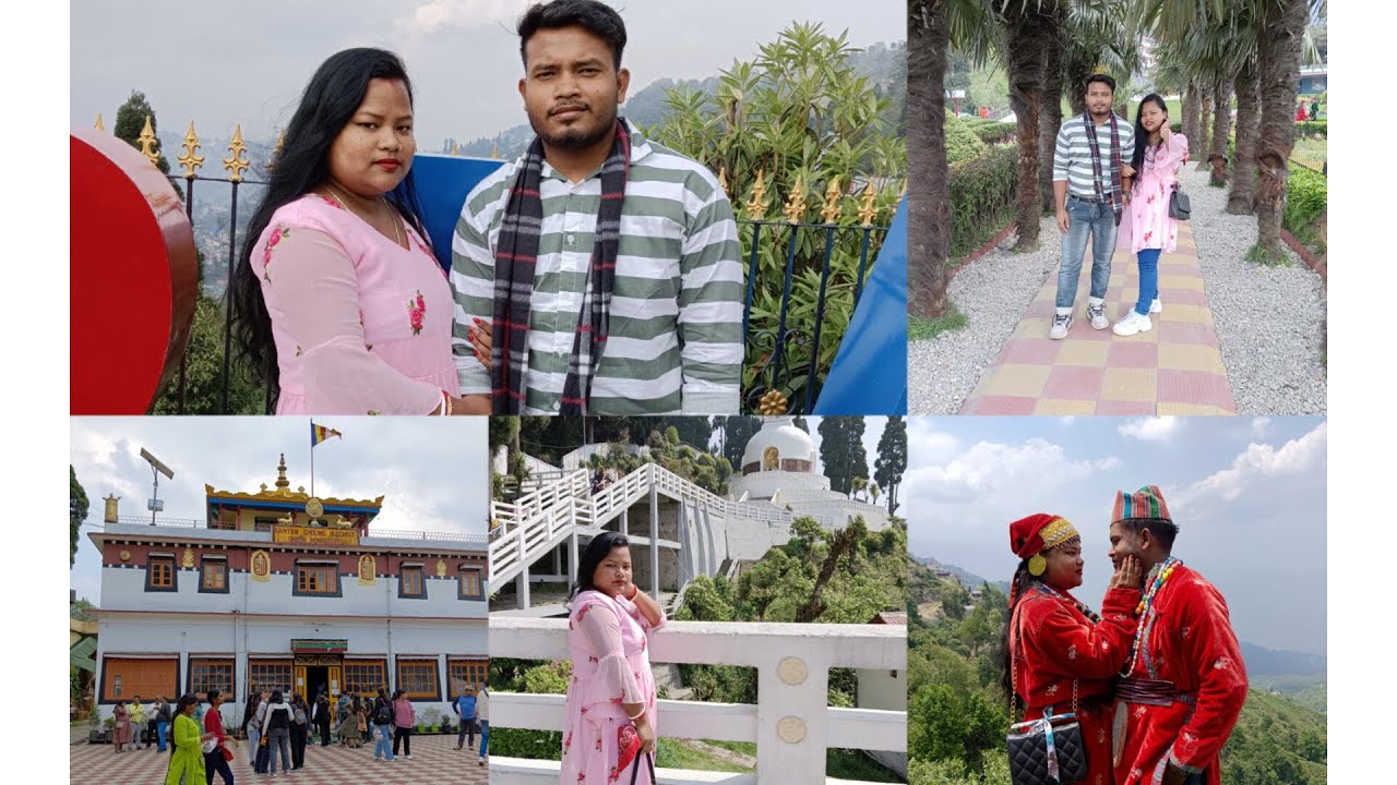 Darjeeling's Batasia loop, Japanese temple, Ghoom Monestry, Tea garden ...