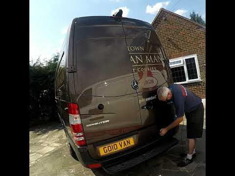 Van Sign Writing Removal - YouTube