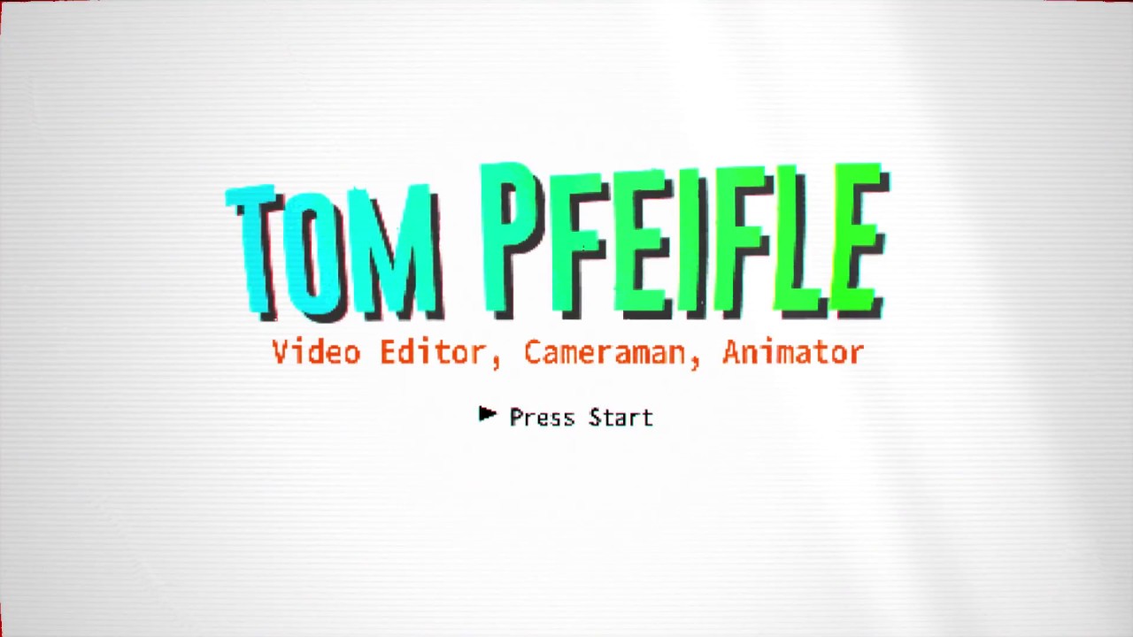 Tom Pfeifle CV Animatie 2018 8bit [Work in progress] - YouTube