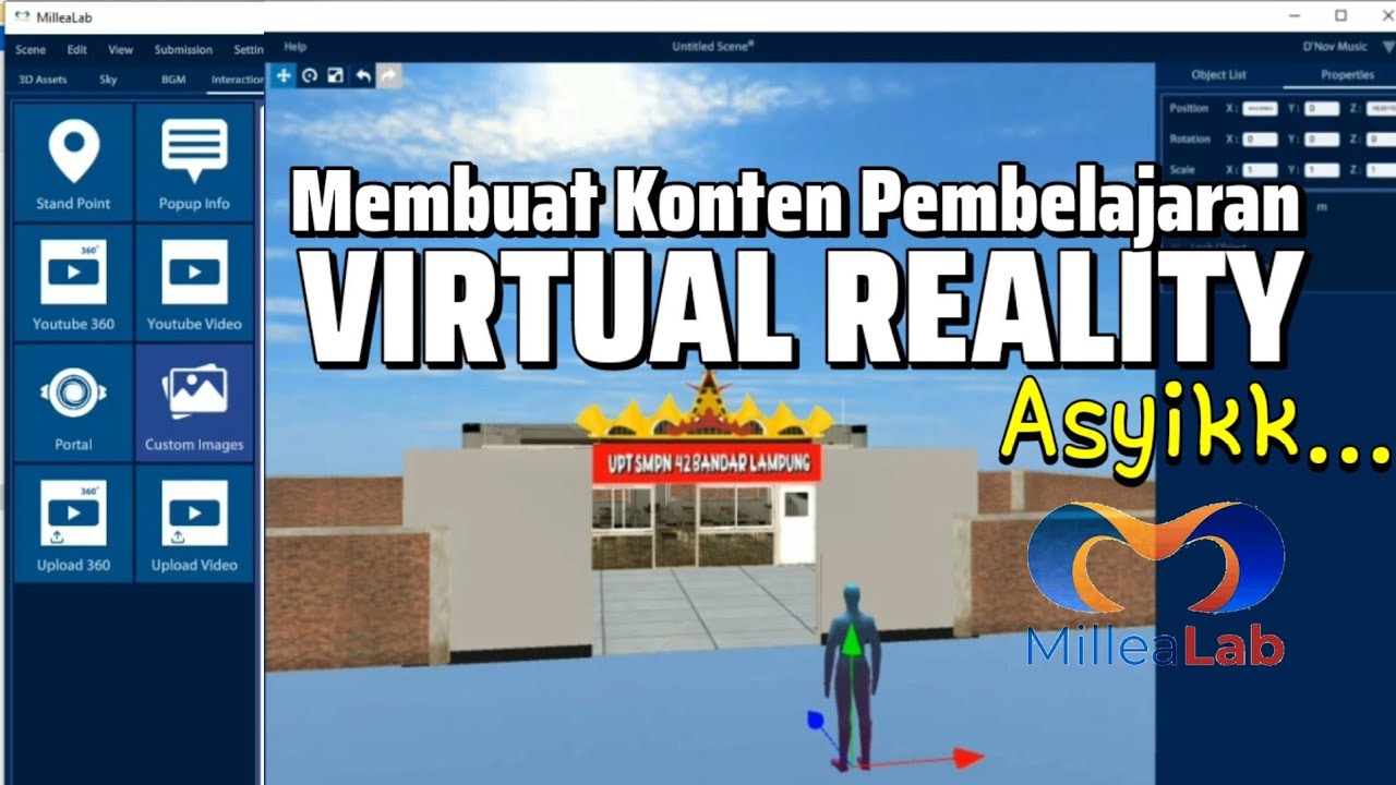 Cara Membuat Konten Virtual Reality Pembelajaran menggunakan Millealab ...