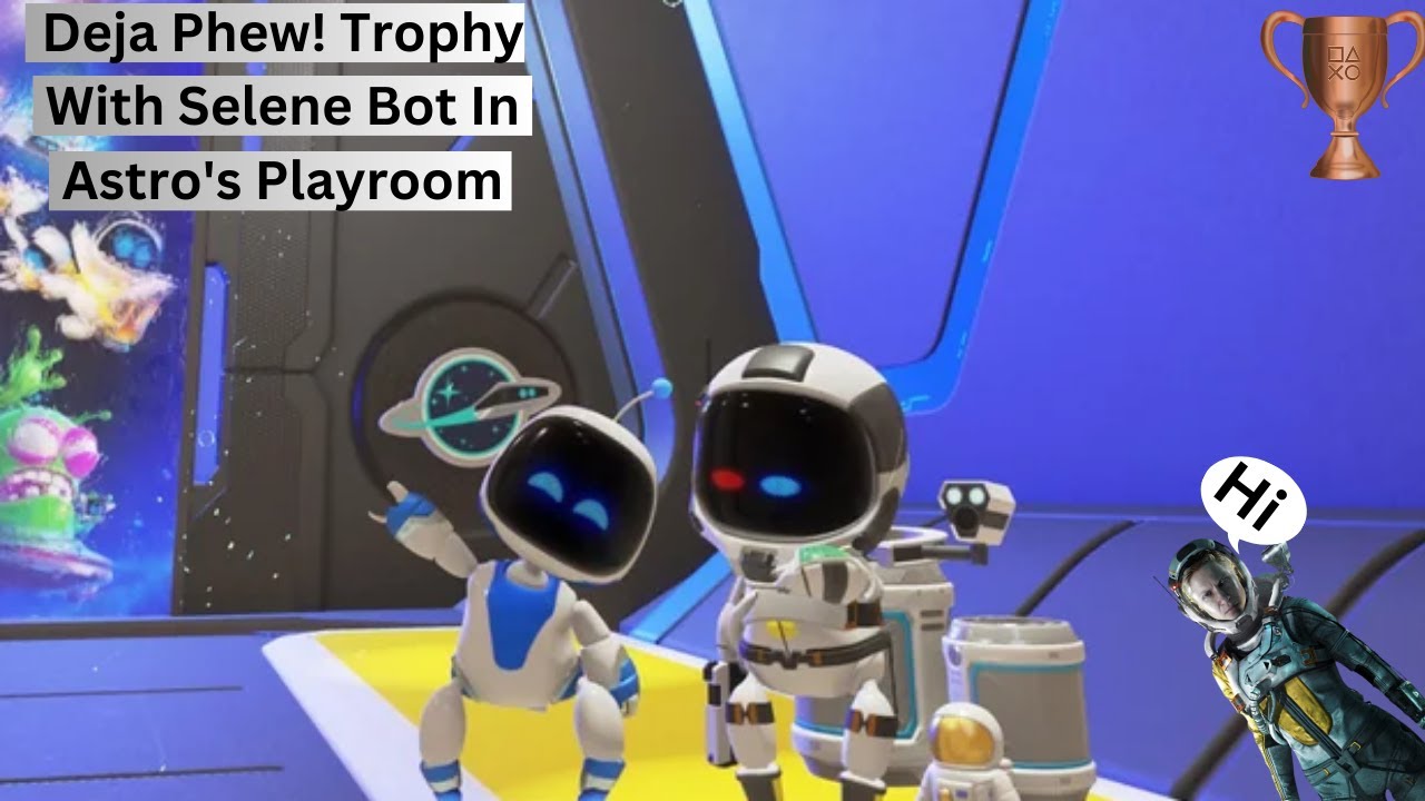 Unlocking 'Deja Phew!' Trophy With Selene Bot In Astro's Playroom - A Special Returnal Crossover ...