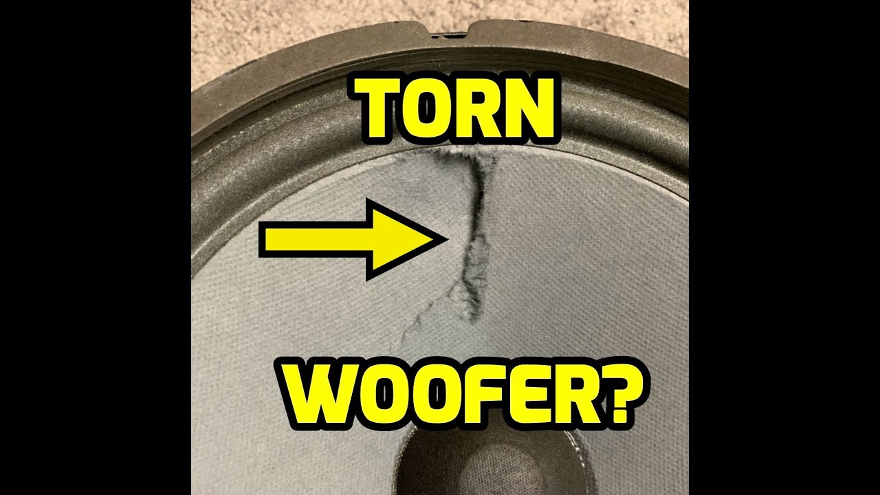 Paper Cone Speaker Repair- You Can Fix It!!! - YouTube