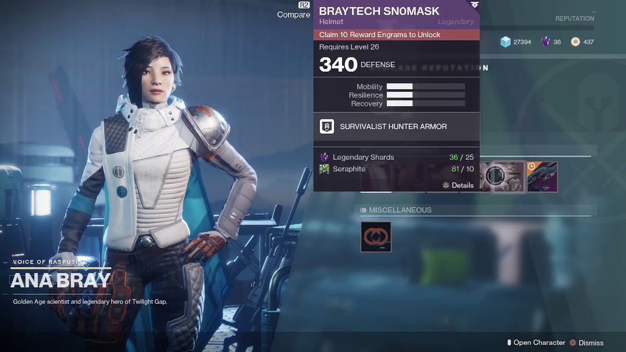 Destiny 2 Hunter Get Braytech Winter Cloak - YouTube