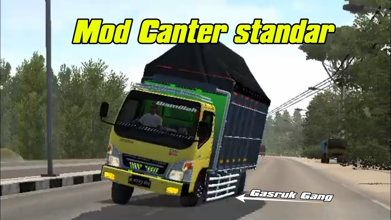 SHARE MOD LIVERY CANTER STANDAR BY ALDOVADEWA MOD FREE RASA SALE - YouTube