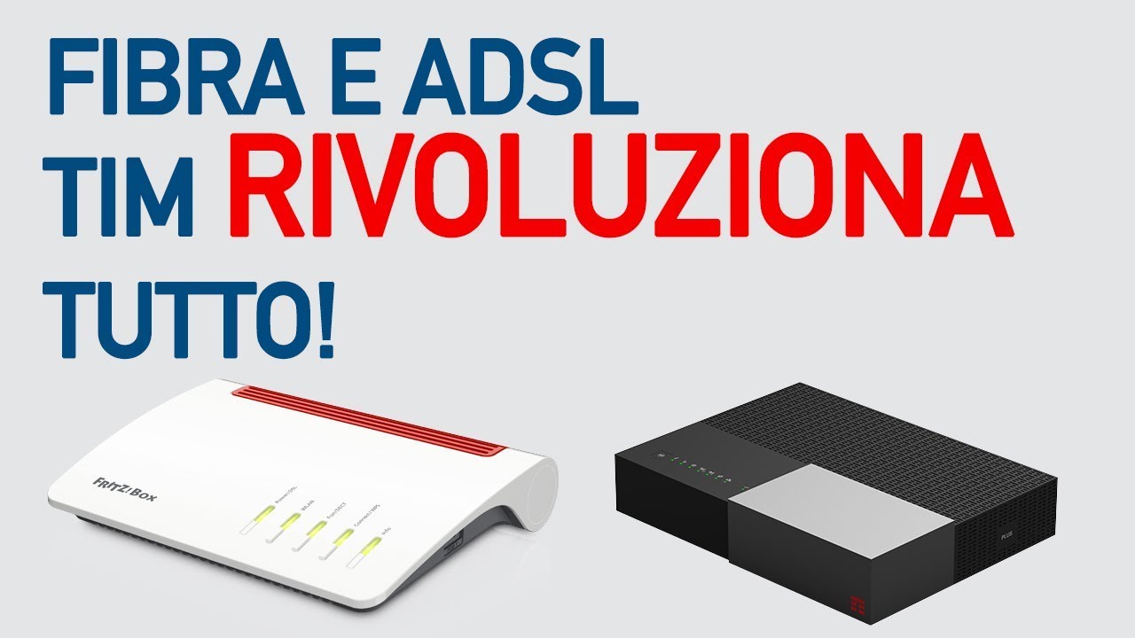 TIM "rivoluziona" gli abbonamenti FIBRA e ADSL, ecco cosa cambia! - YouTube