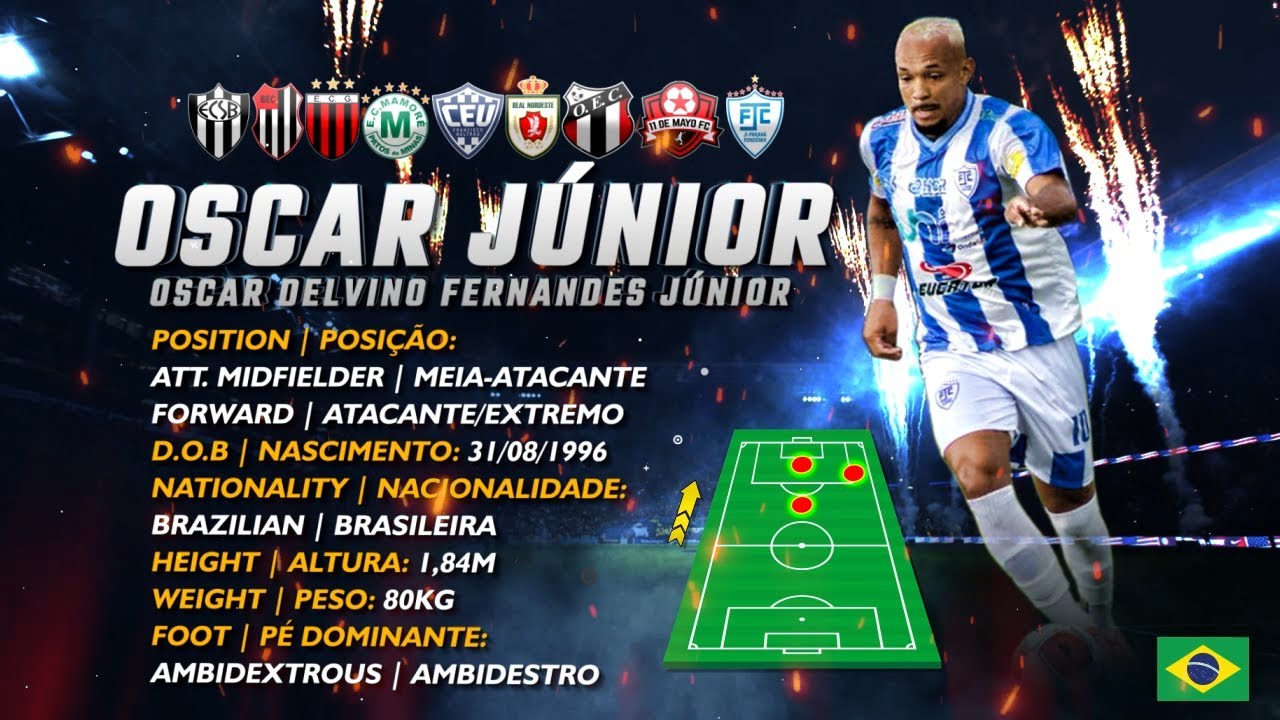 OSCAR JR ⚽ Attacking Midfielder | Meia-Atacante ⚽ Highlights 2025 - YouTube
