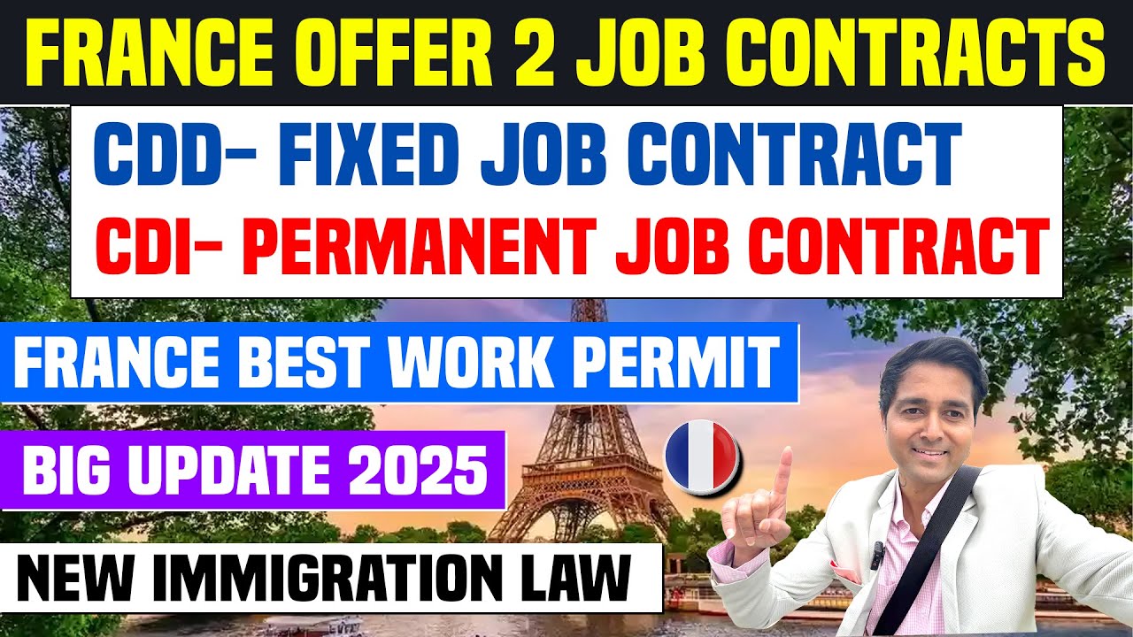 France Offer 2 Job Contracts | cdd/cdi | France Best Work Permit/Big ...