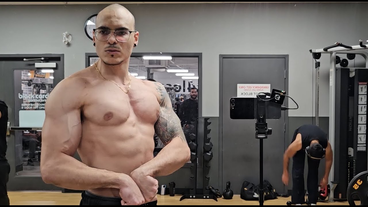 Matts Chest And Forearms Routine - Natty Bulk Day 1 - YouTube