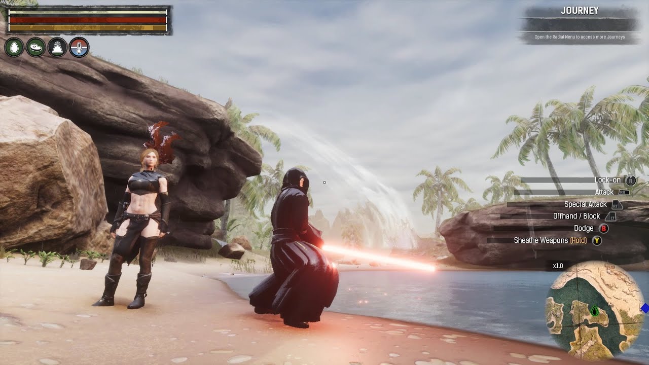 Conan Exiles Mods PC - Lumen Blade Lightsaber - YouTube