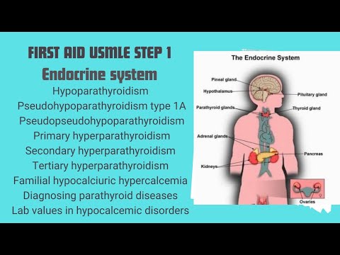 ENDOCRINOLOGY (part 17)(Hypoparathyroidism and hyperparathyroidism)from ...