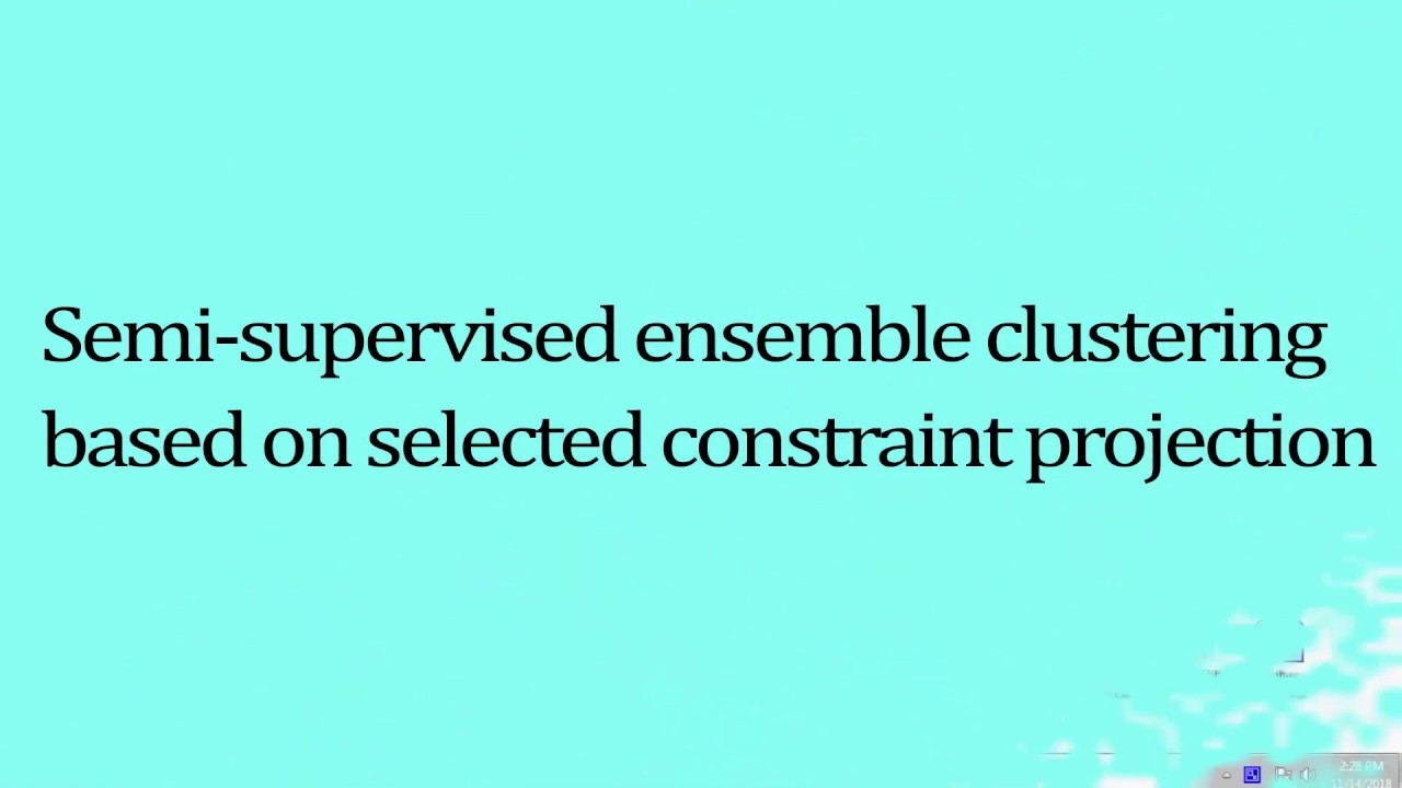 Semi Supervised Ensemble Clustering Based On Selected Constraint