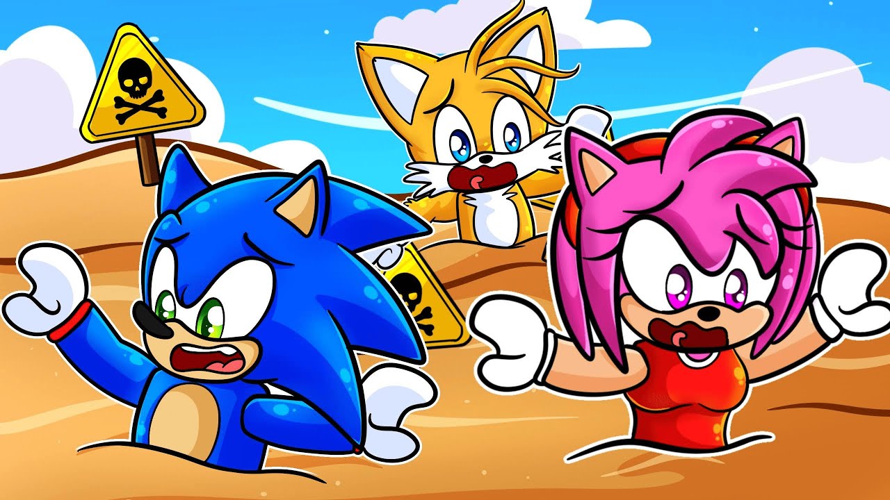 Trapped In QUICKSAND with Sonic, Tails, & Amy in Roblox! - YouTube