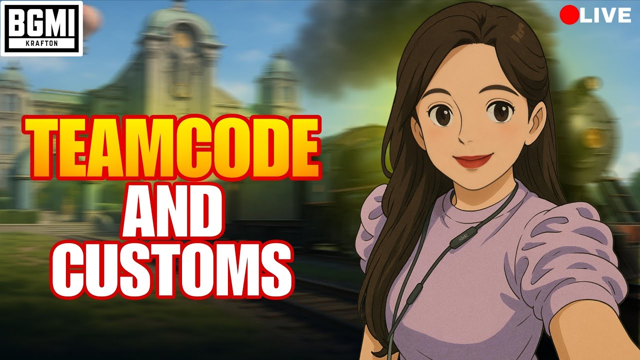 LIVE 🔴 BGMI TeamCode And Custom Rooms | Girl Gamer| #bgmilive #girlgamer #live #teamcode #custom ...