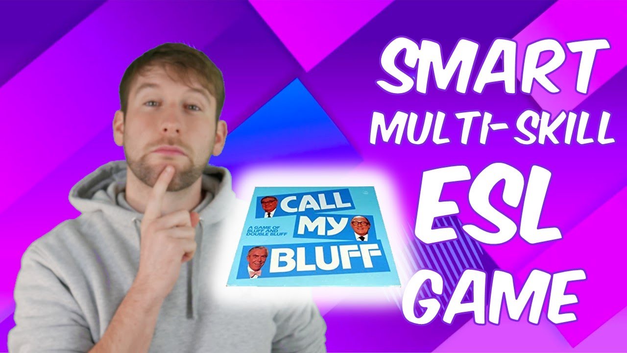 CREATIVE Speaking Game for EFL/ESL: Call My Bluff - YouTube