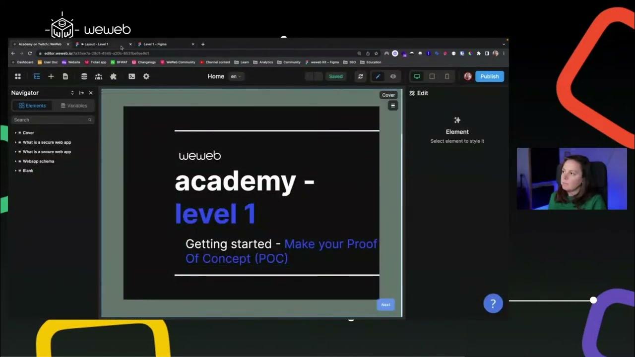 Sneak peek of the Weweb academy 2.0 - YouTube