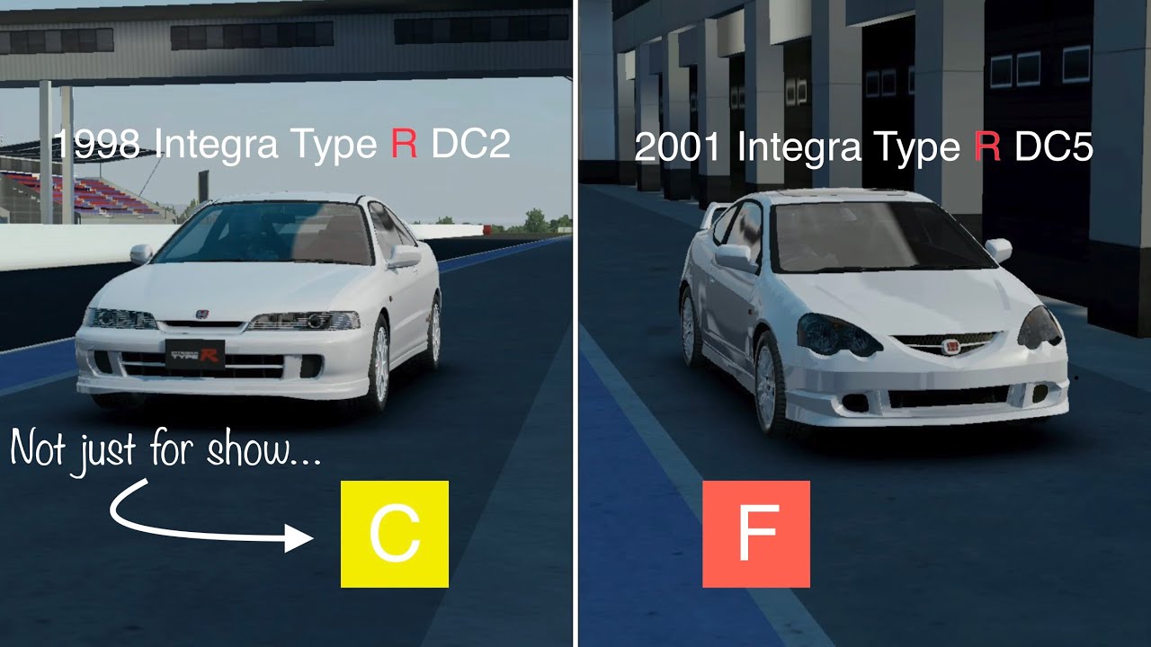 Honda Integra Type R Generations - Unmodified Performance Comparison ...