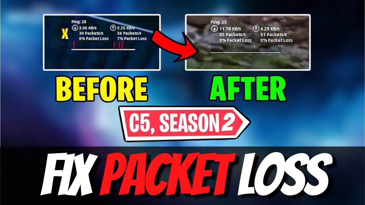 How To Fix Packet Loss in Fortnite Chapter 5 Season 2! (Upload Packet ...