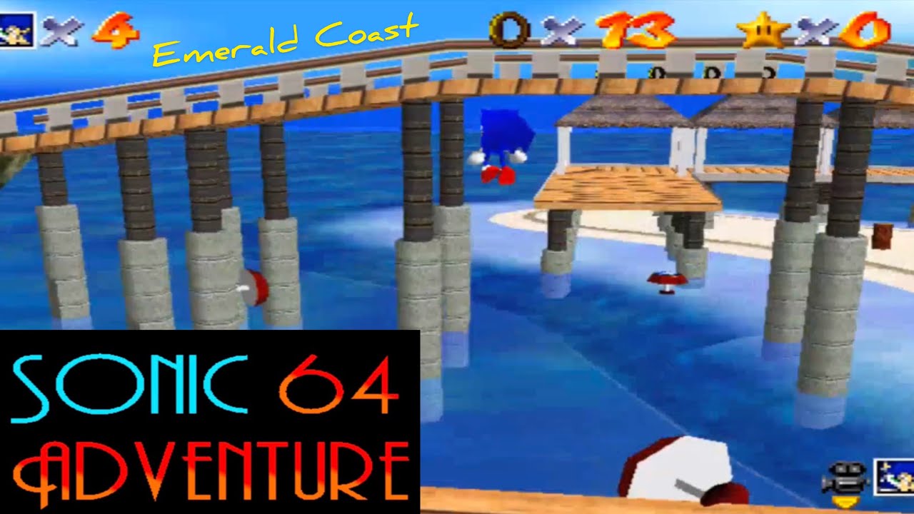 Sonic Adventure 64 : FanGame • Emerald Coast M1 - YouTube