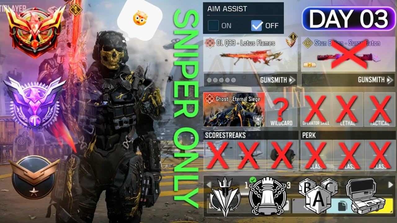 CODM Sniper only Day 03 - YouTube
