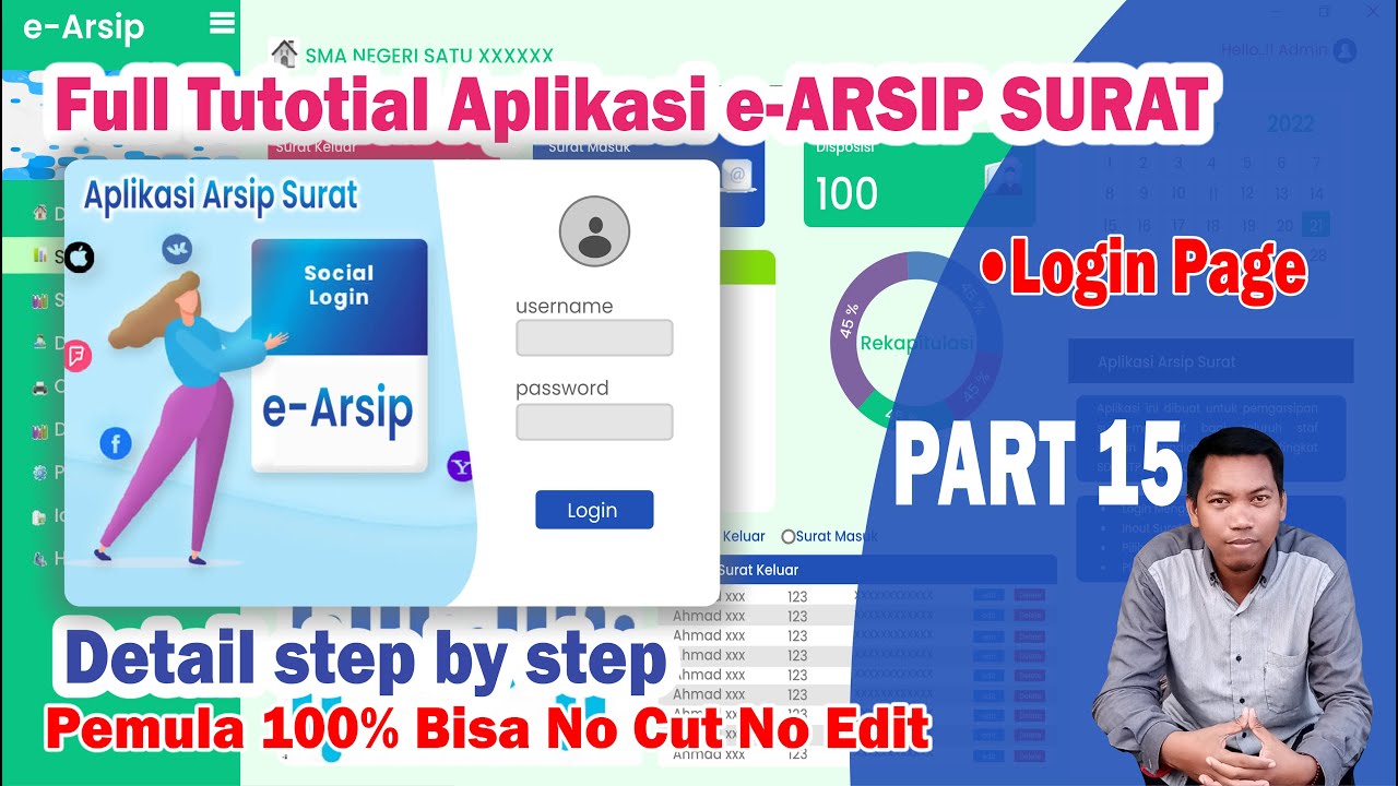 Tutorial Full Aplikasi Arsip Surat Userform Uiux Vba Excel Part15 Youtube