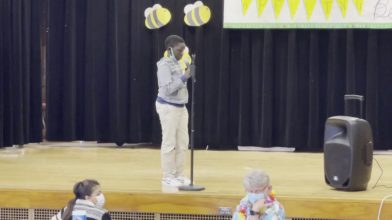 Spelling bee winning moment Truett Elementary - YouTube