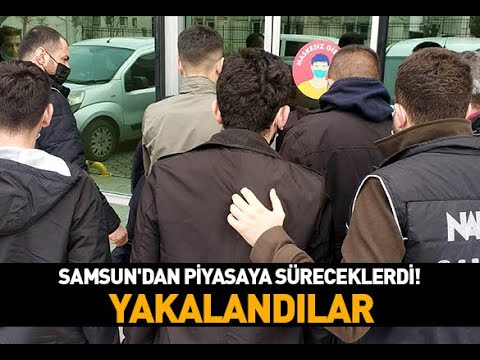 Samsun'dan piyasaya süreceklerdi! Yakalandılar
