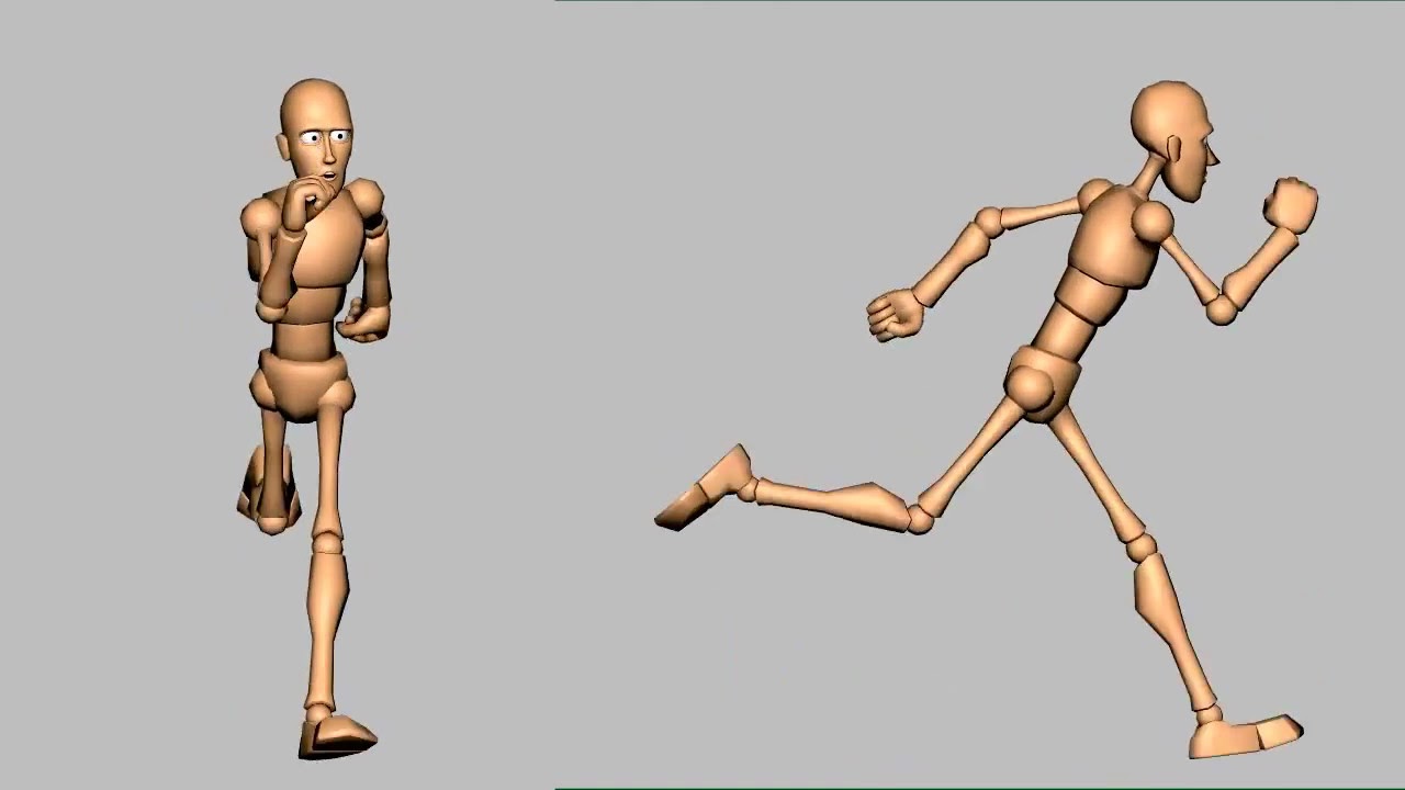 goon jog cycle orthographic view - YouTube