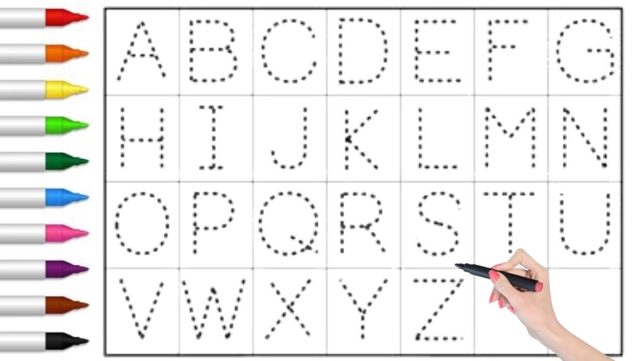 Learn Alphabet ABC and Drawing for Kids and Toddlers// Easy Drawing ...