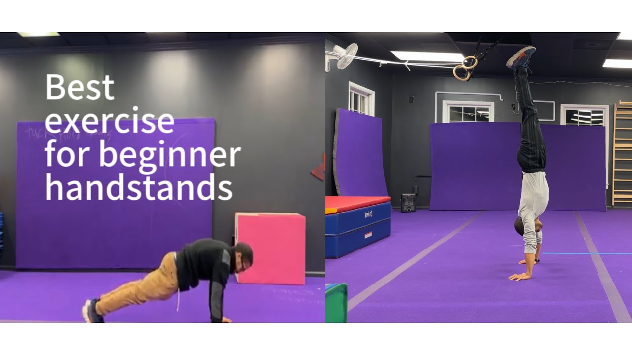 HOW TO GO FROM A PLANK TO A WALL HANDSTAND TUTUORIAL !! - YouTube