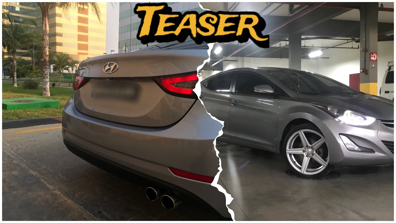 Teaser Hyundai Elantra 1.6 tuning | Angola cars - YouTube